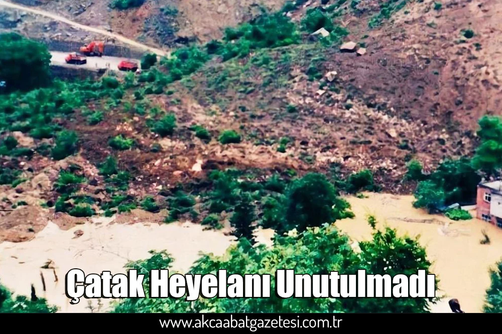 Çatak Heyelanı Unutulmadı